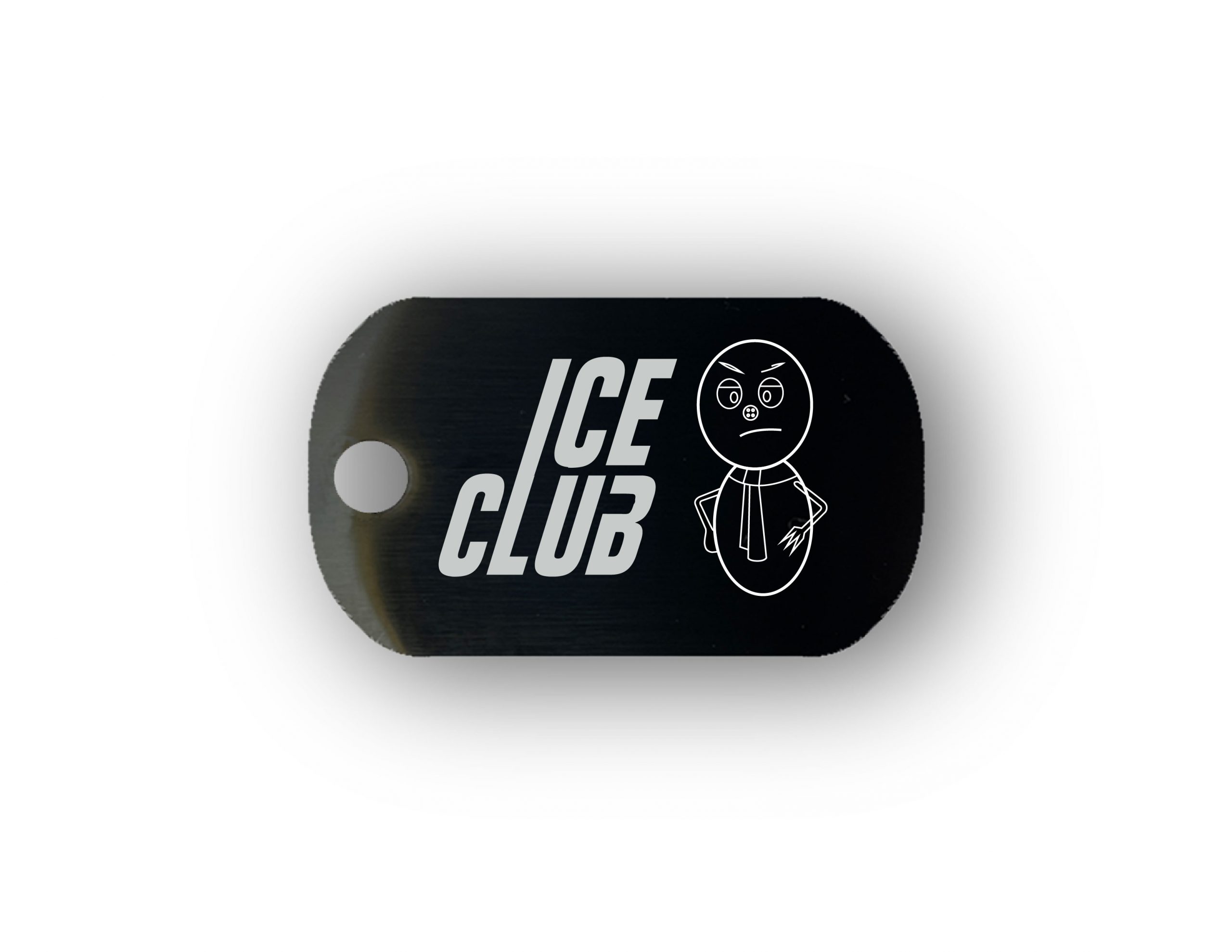 'Ice Club' - Dog Tag - CrankyCartoons
